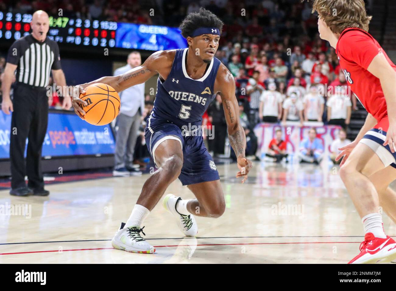 LYNCHBURG, VA - FEBRUARY 24: Colin Porter (0) of the Liberty Flames ...