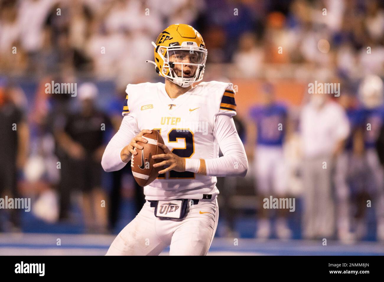 BOISE, ID - SEPTEMBER 10: UTEP Miners quarterback Gavin Hardison (12 ...