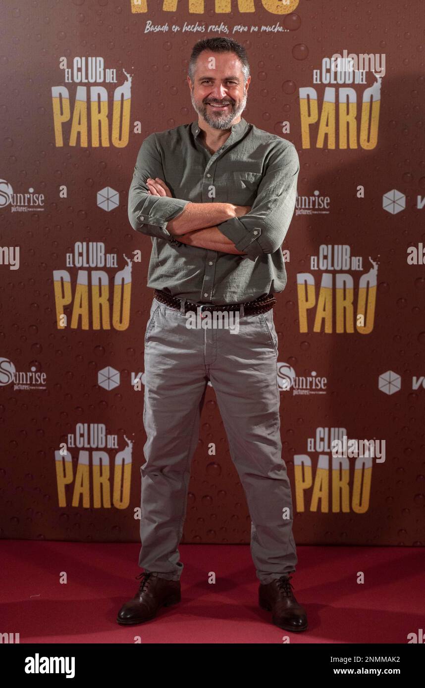 Actor Eric Francés poses at the presentation of the film 'El club del ...