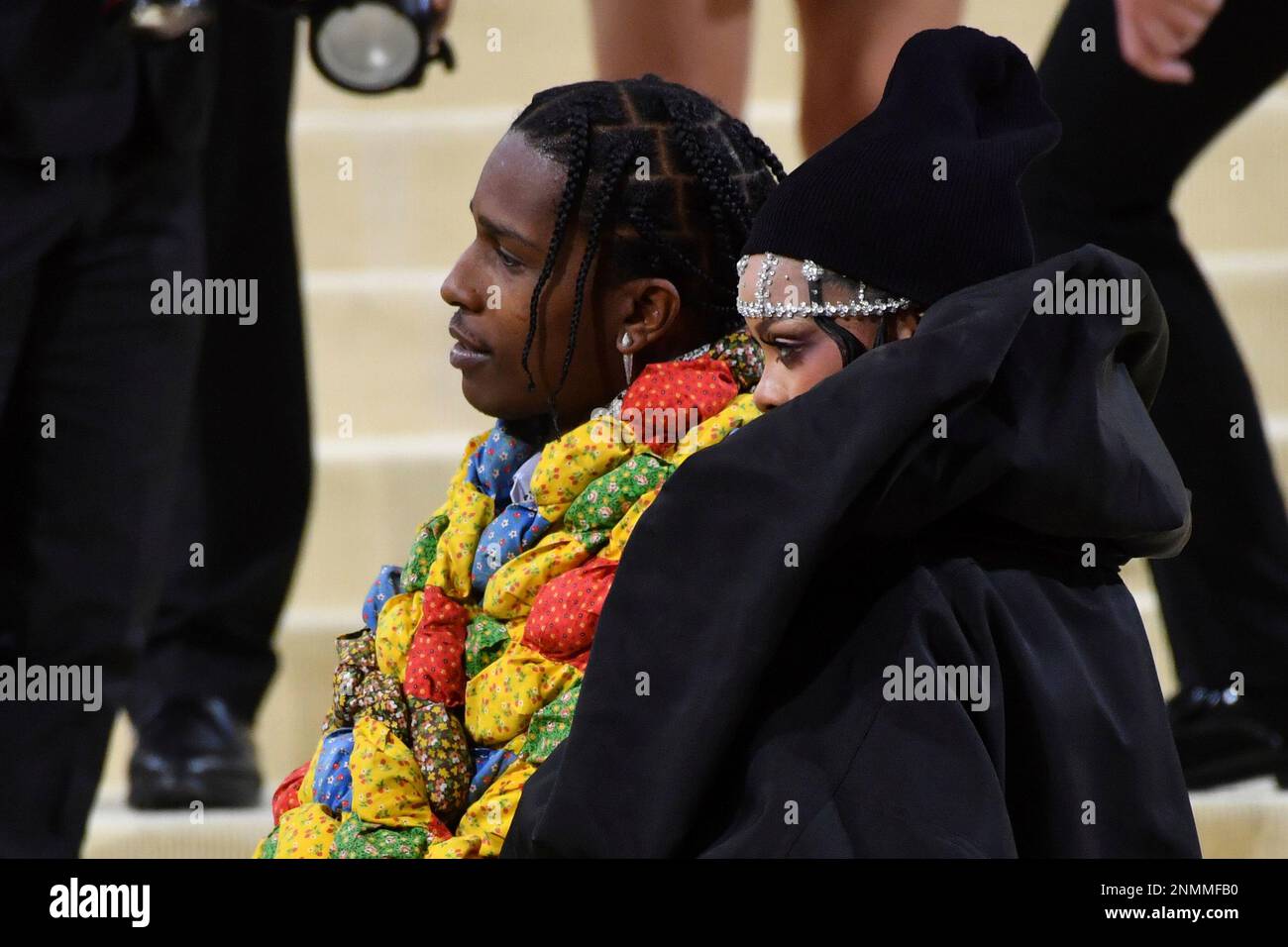Photo by: NDZ/STAR MAX/IPx 2021 9/13/21 ASAP Rocky and Rihanna at the ...