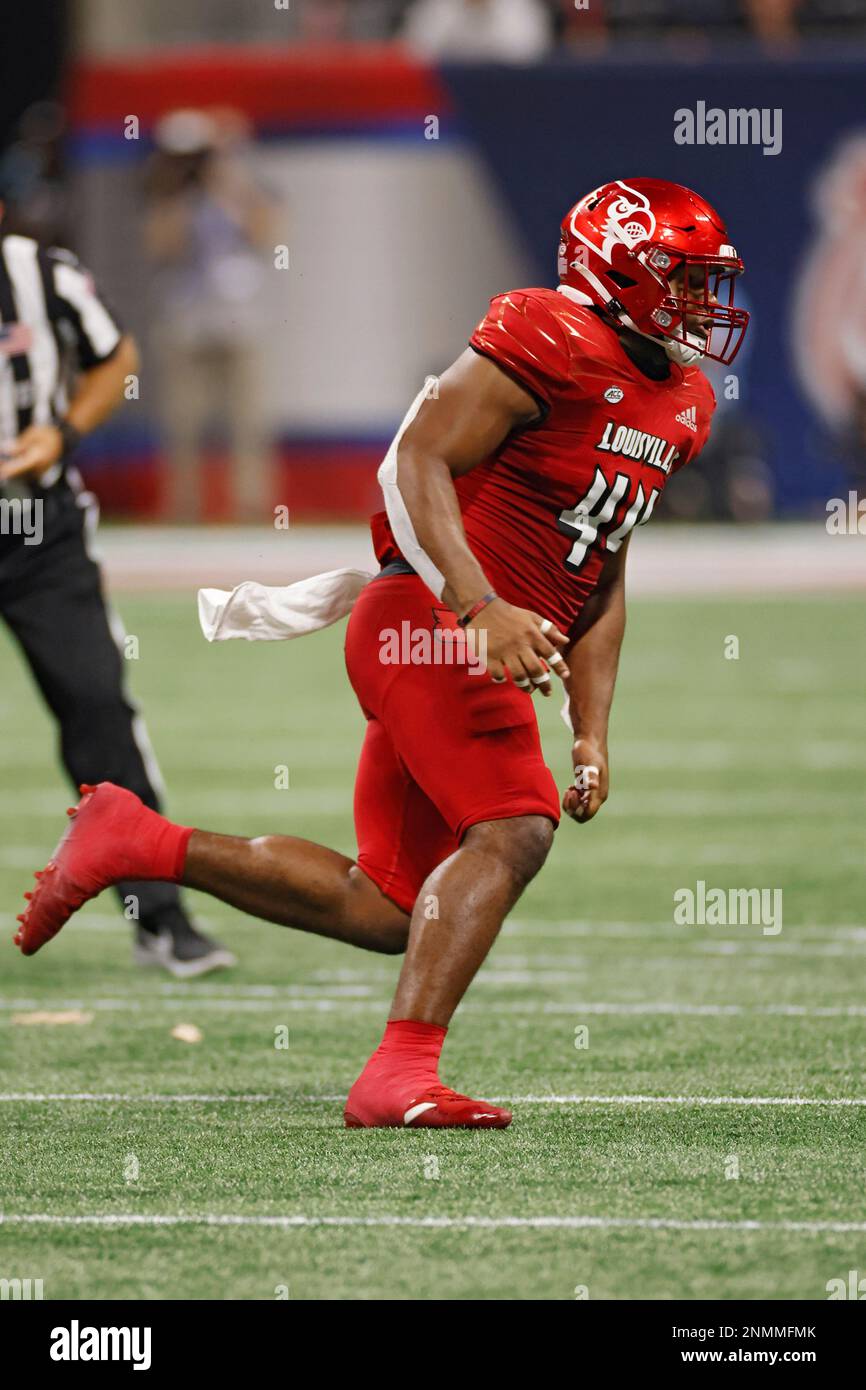 ATLANTA, GA - SEPTEMBER 06: Louisville Cardinals linebacker Dorian ...