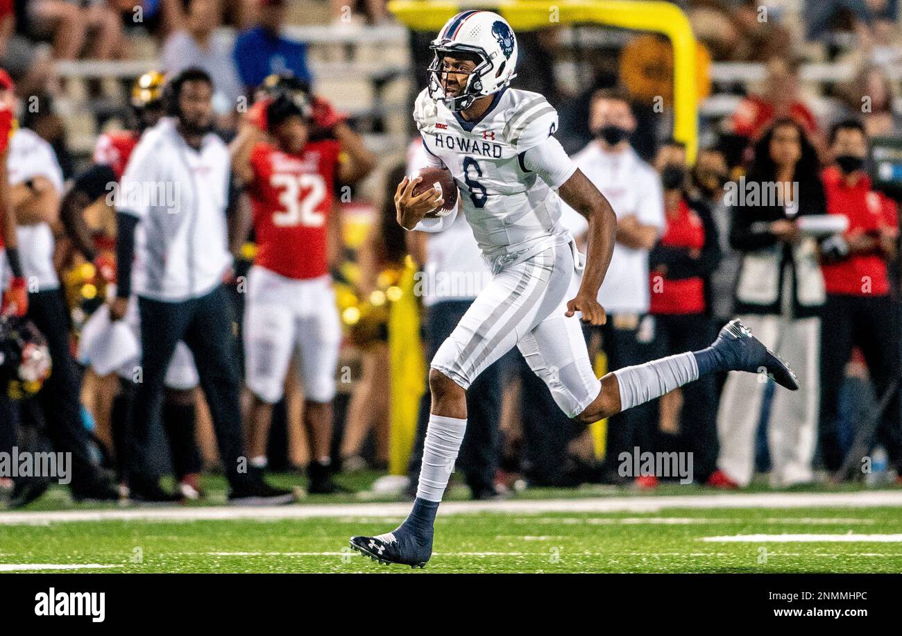 COLLEGE PARK, MD - SEPTEMBER 11: Howard Bison quarterback Quinton ...