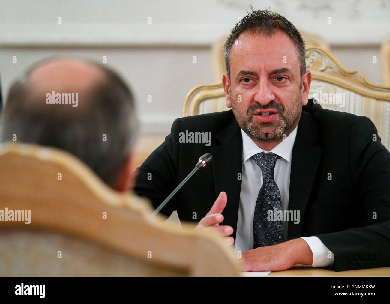 Secretary of State for Foreign Affairs of San Marino Luca Beccari ...