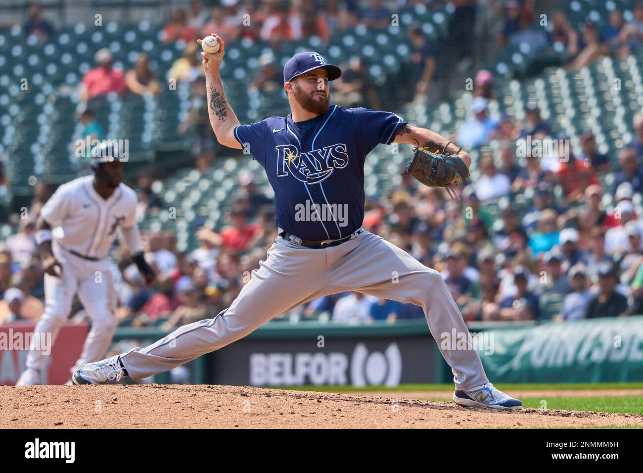September 12 2021: Detroit pitcher Louis Head (58) throws a pitch ...