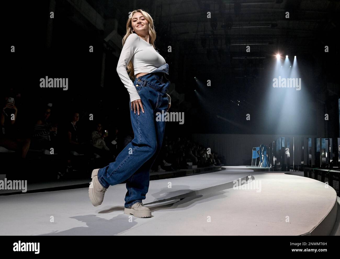 Leni Klum walks as a model in her show "Leni Klum x About You" as part ...