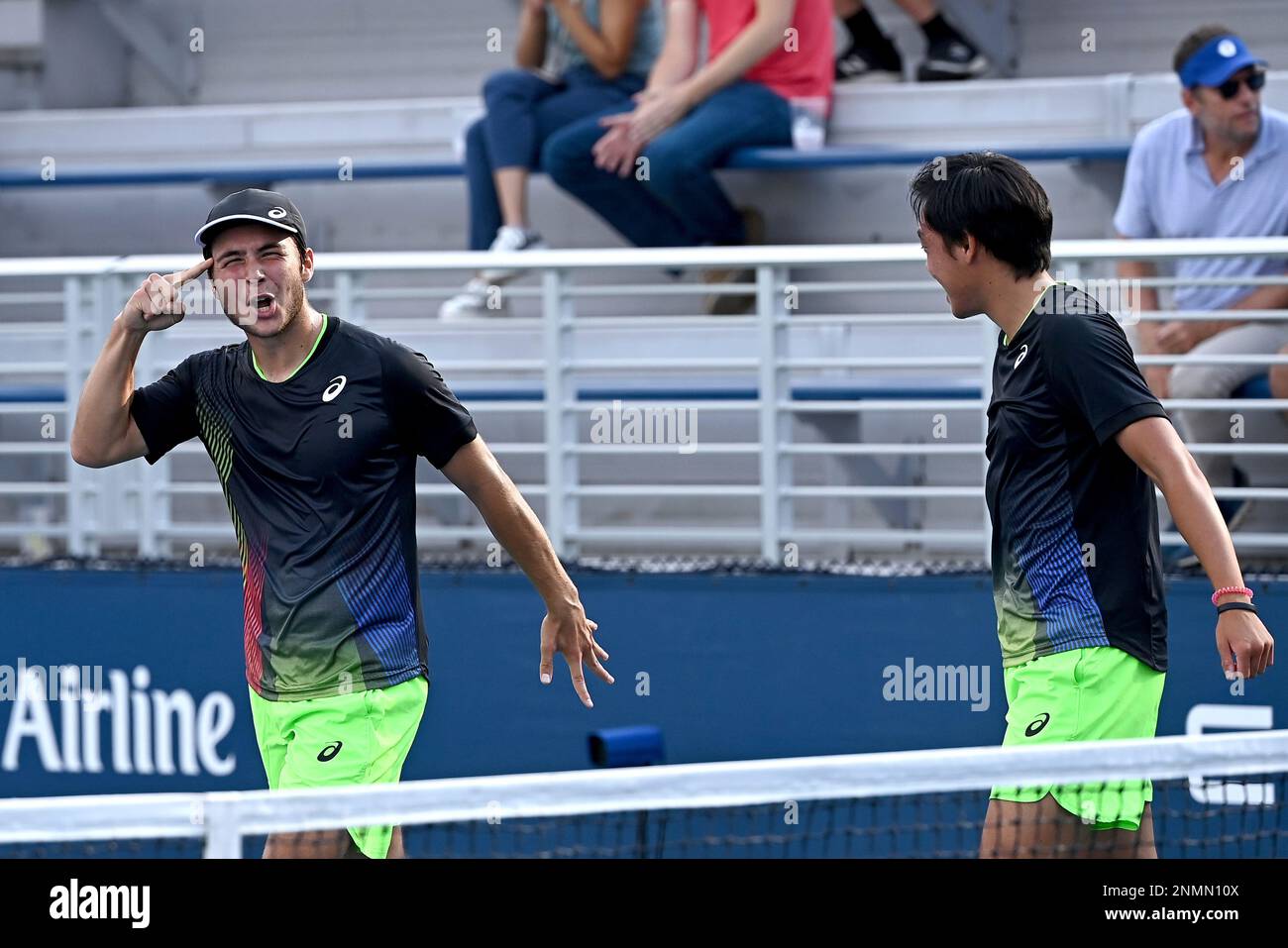 2021 US Open Junior Boys' Doubles champions Coleman Wong and Max ...