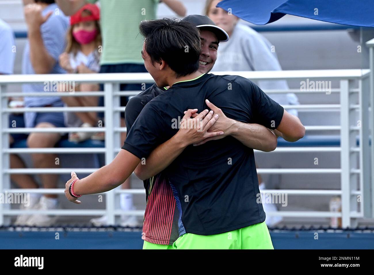 2021 US Open Junior Boys' Doubles champions Coleman Wong and Max ...