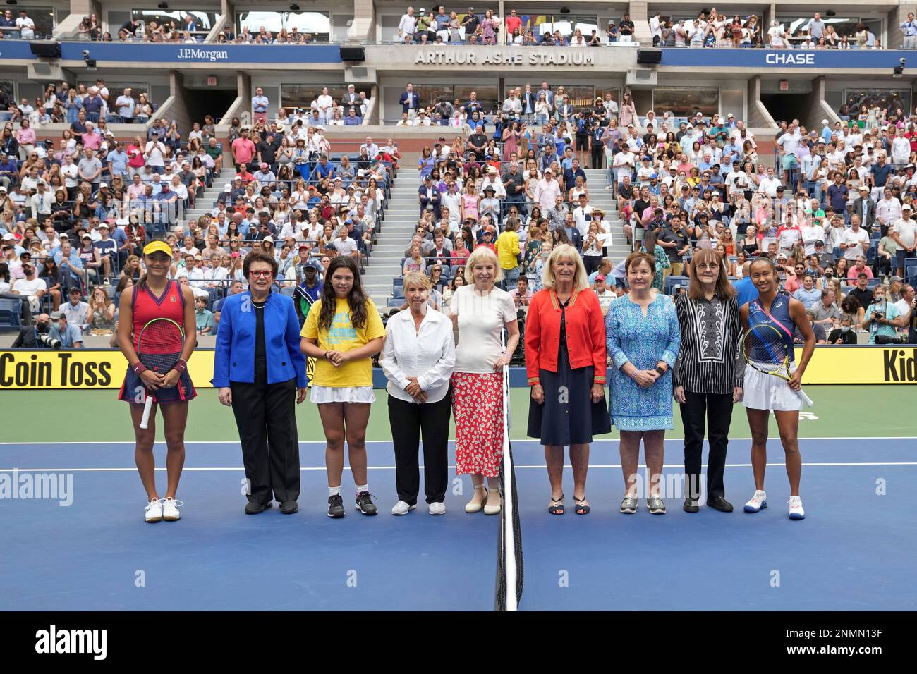 Emma Raducanu, Billie Jean King, Lainey Meenan from USTA's Net ...