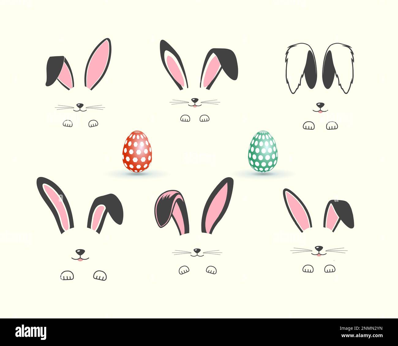 Face egg Stock Vector Images - Alamy