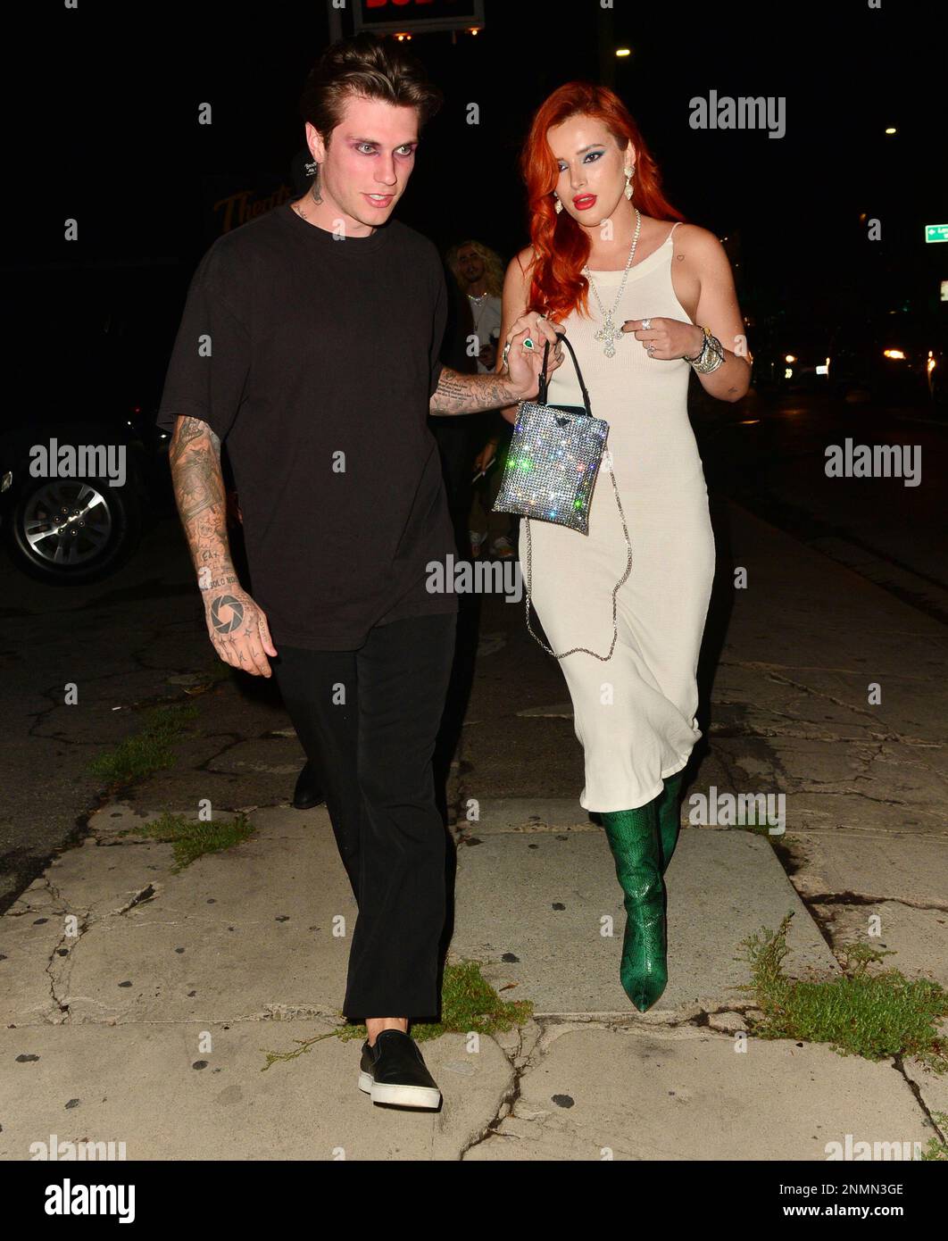 Photo by: gotpap/STAR MAX/IPx 2021 9/10/21 Bella Thorne and Benjamin ...