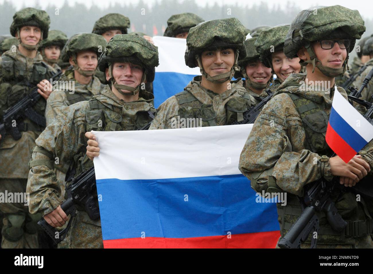 In this photo provided by Russian Defense Ministry Press Service ...