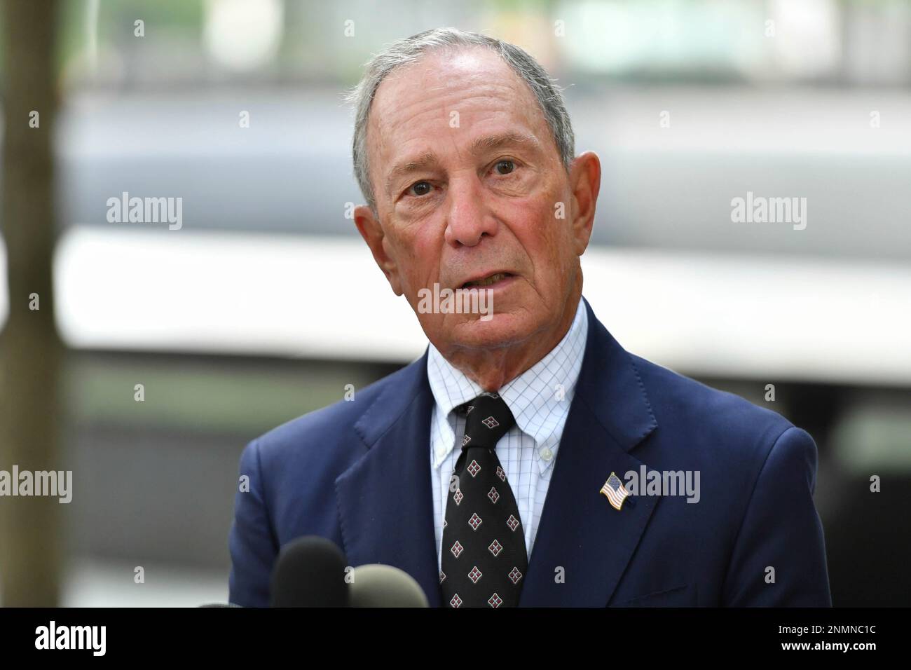 Photo by: NDZ/STAR MAX/IPx 2021 9/8/21 Michael Bloomberg at the 9/11 ...