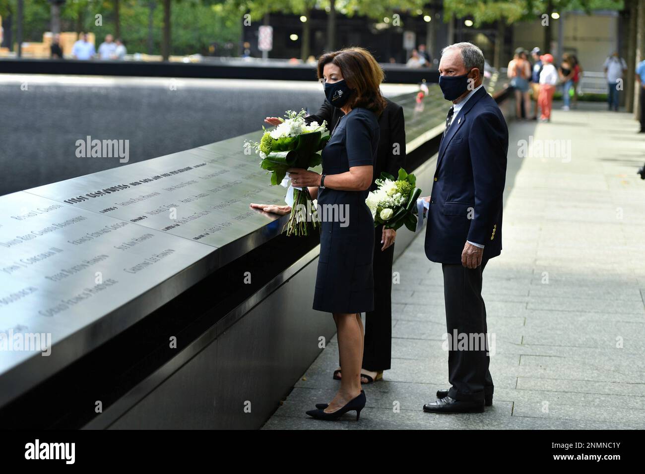 Photo by: NDZ/STAR MAX/IPx 2021 9/8/21 Michael Bloomberg and Governor ...