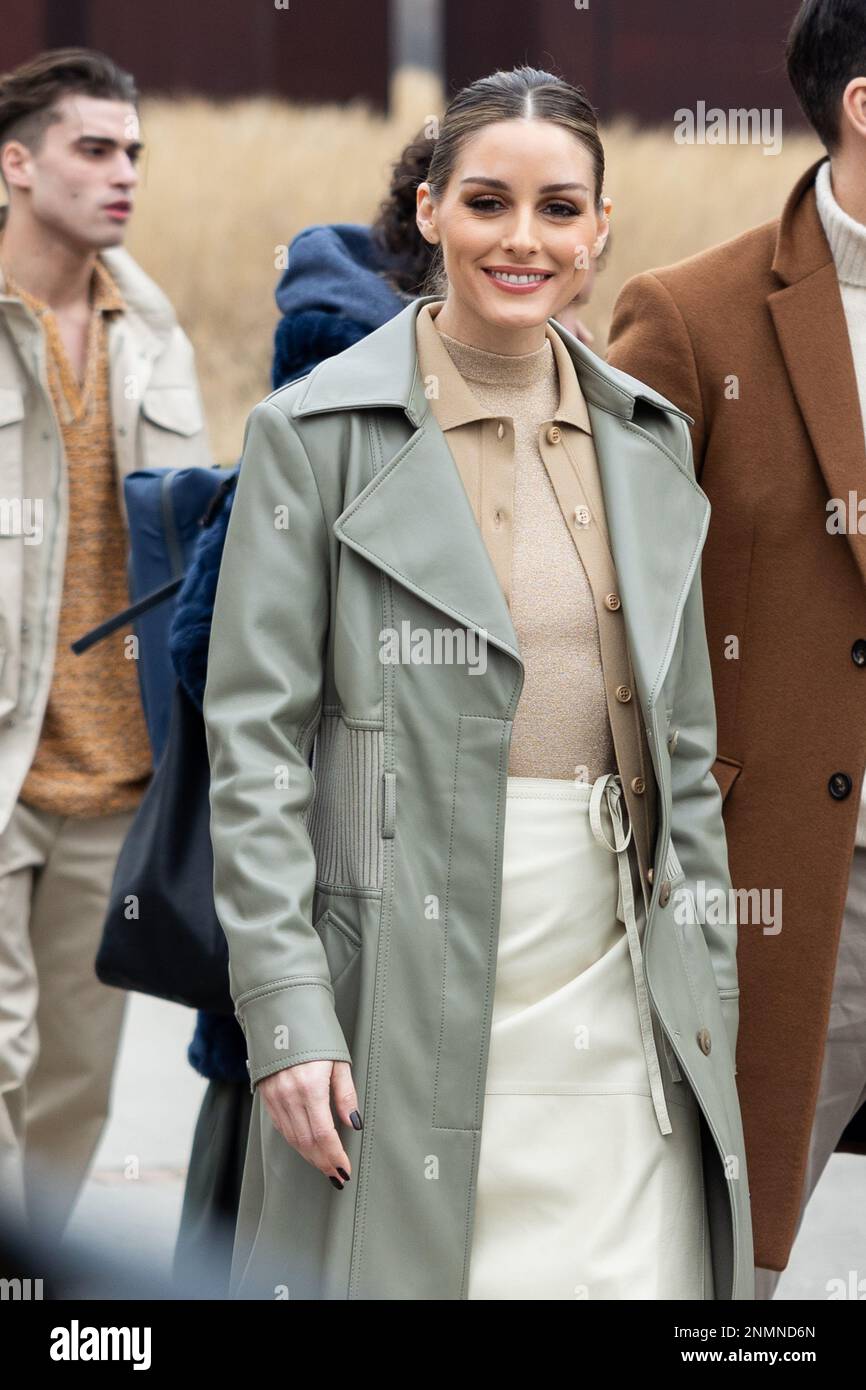 Olivia Palermo is seen at Tod’s Fashion Show in Milan Fashion Week Fall ...