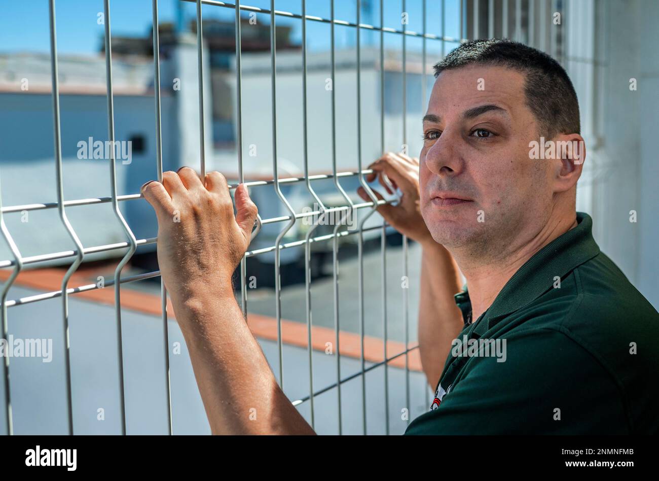 Journalist Jake Adelstein poses during the presentation of his book ...