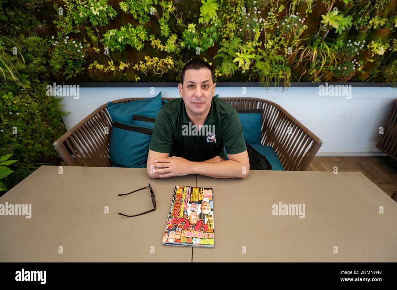 Journalist Jake Adelstein, during the presentation of his book 'Tokyo ...