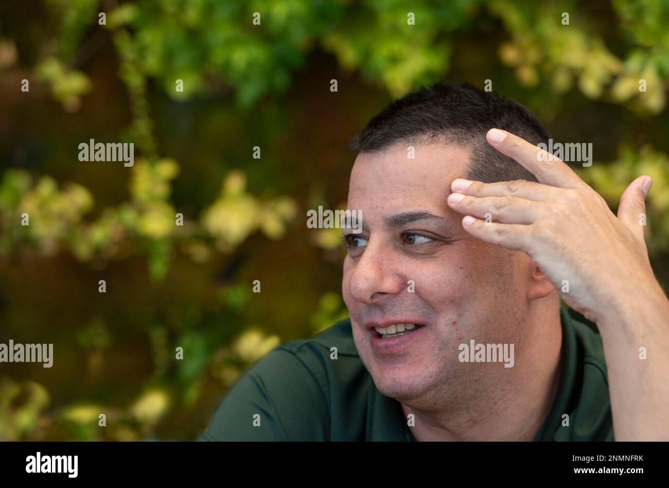 Journalist Jake Adelstein, during the presentation of his book 'Tokyo ...