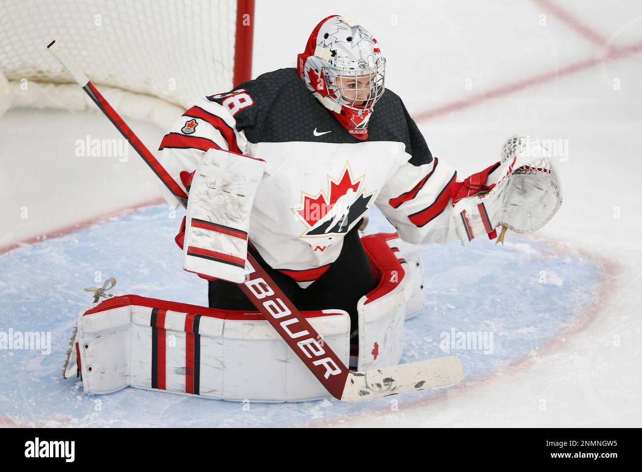 Player profile photo on Canada goalie Emerance Maschmeyer during IIHL ...