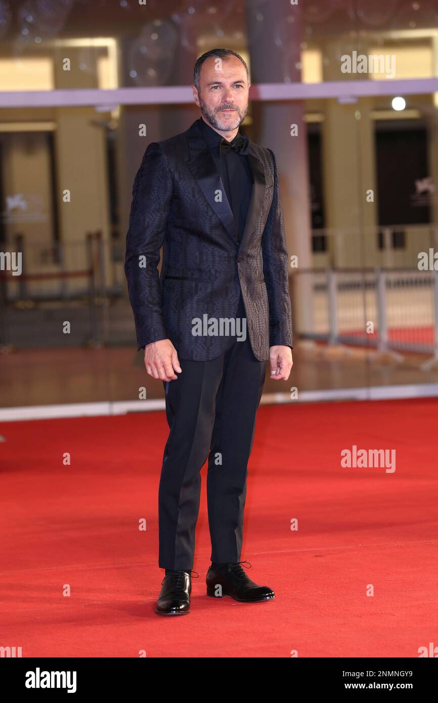 Actor and singer Massimiliano Gallo arrives on the red carpet for the ...