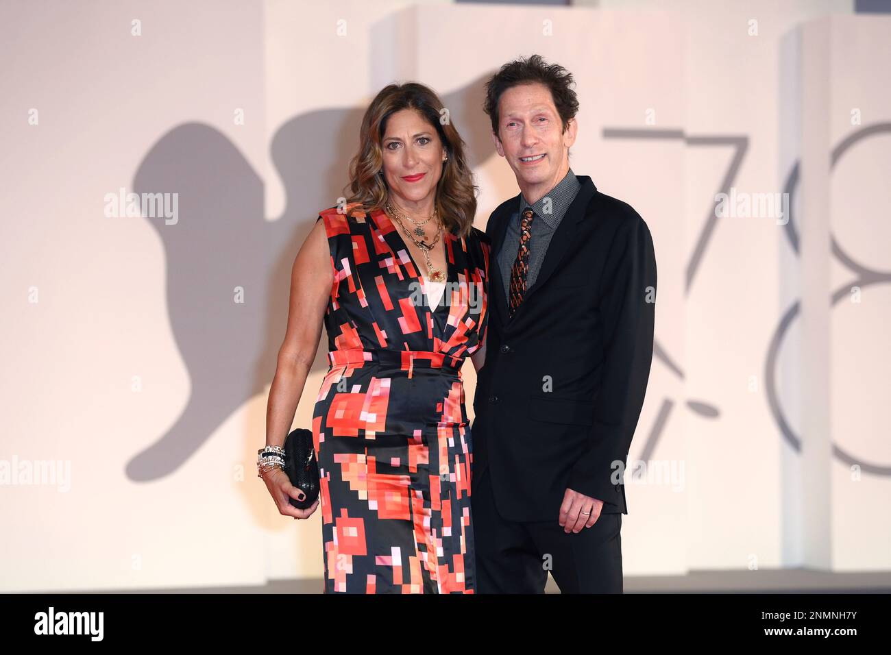 Actor Tim Blake Nelson, right, and Lisa Nelson arrive on the red carpet ...