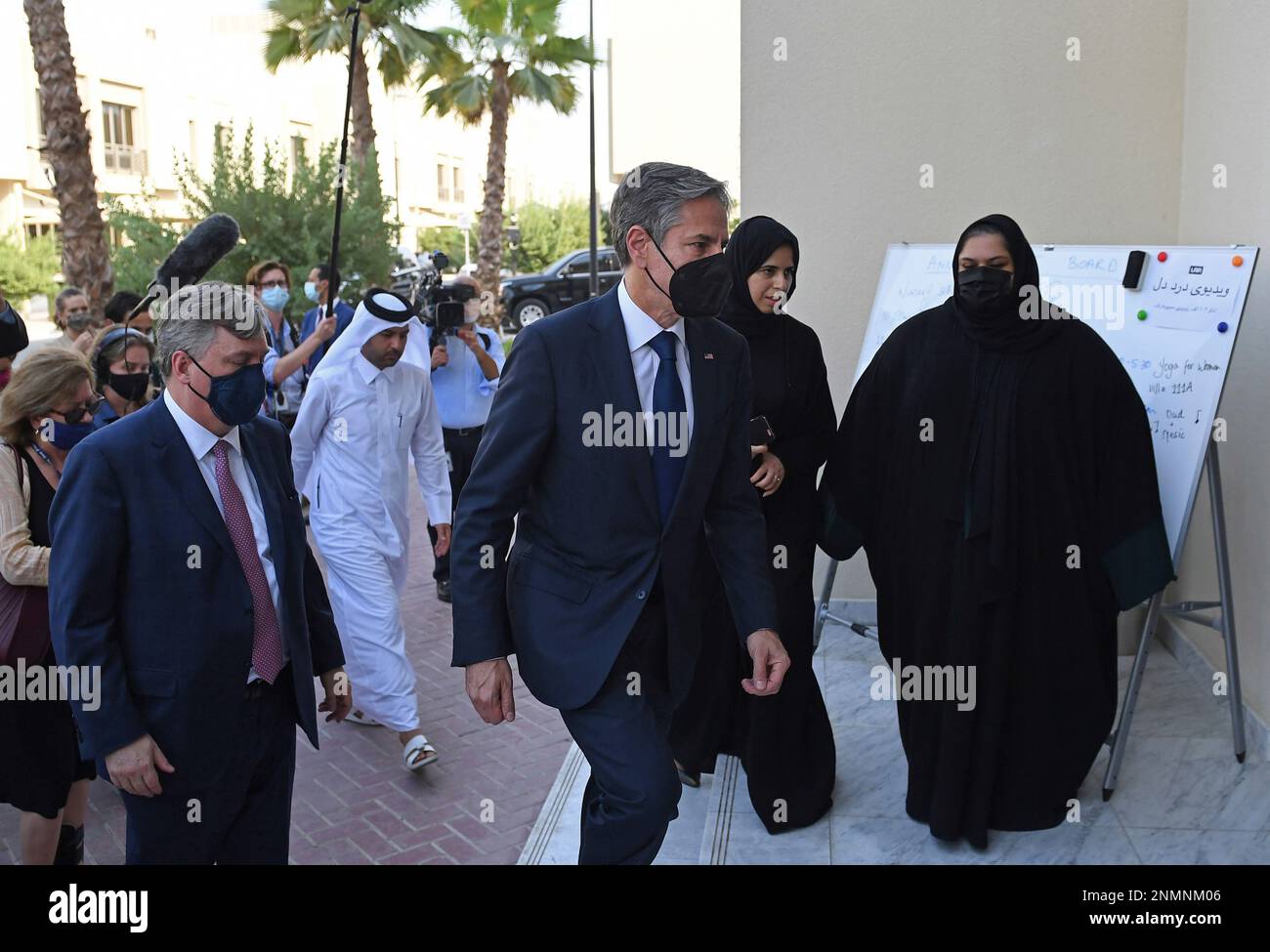 US Secretary of State Antony Blinken arrives to meet with Afghan all ...