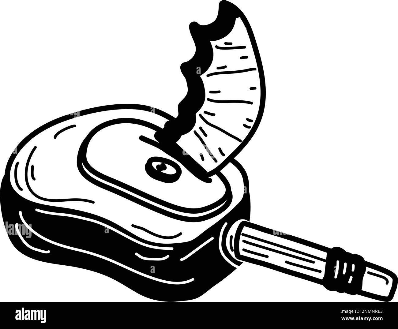 Sharpener Drawing Black And White