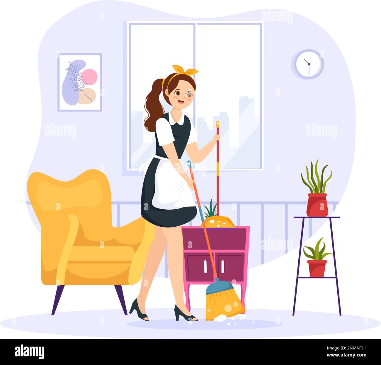 Hotel Housekeeping Clipart