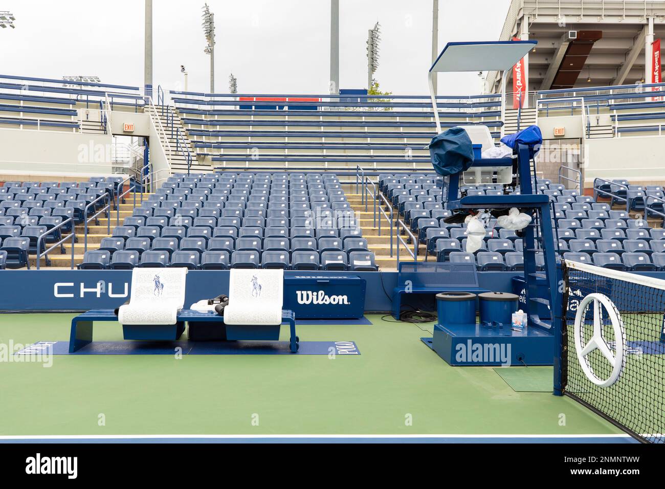 Around the grounds at the 2021 US Open, Monday, Sept. 6, 2021 in ...