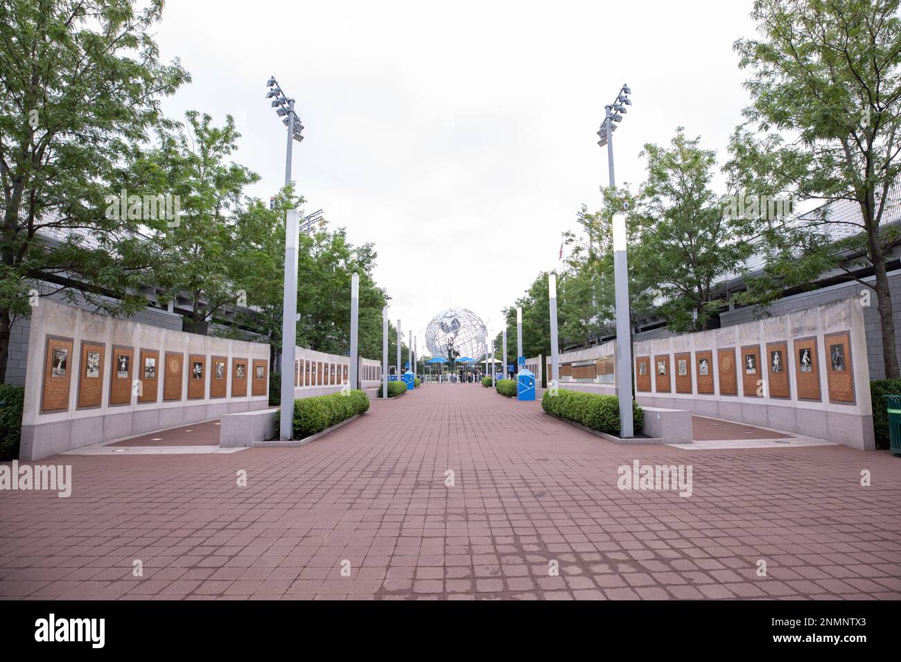 Around the grounds at the 2021 US Open, Monday, Sept. 6, 2021 in ...