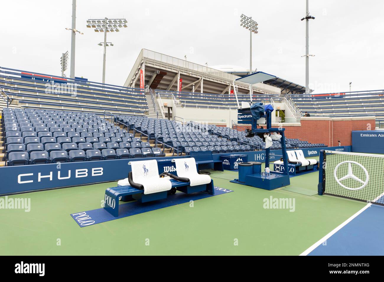 Around the grounds at the 2021 US Open, Monday, Sept. 6, 2021 in ...