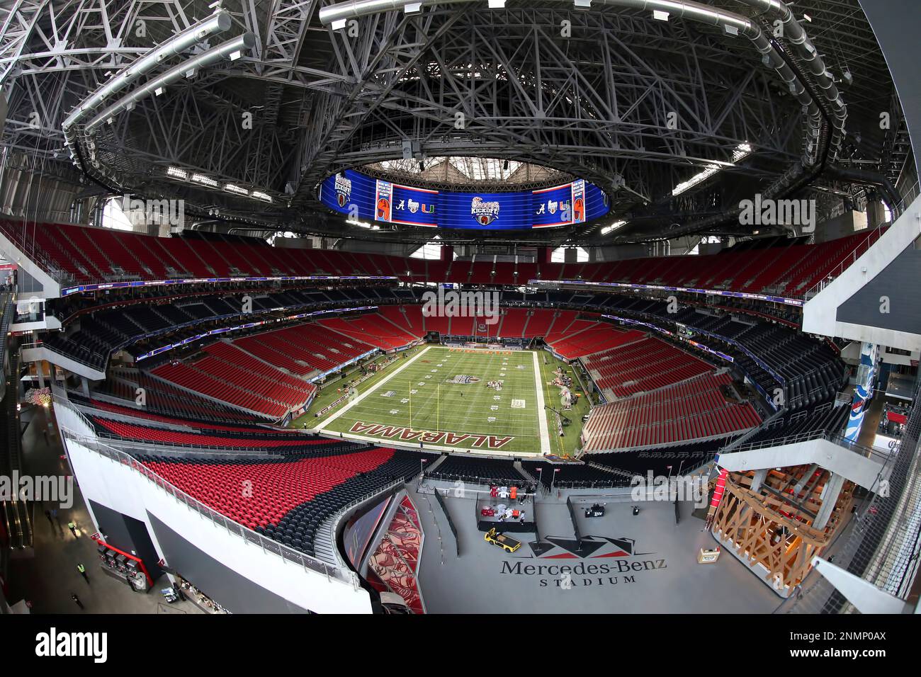 ATLANTA, GA - SEPTEMBER 04: A general interior view of Mercedes Benz ...