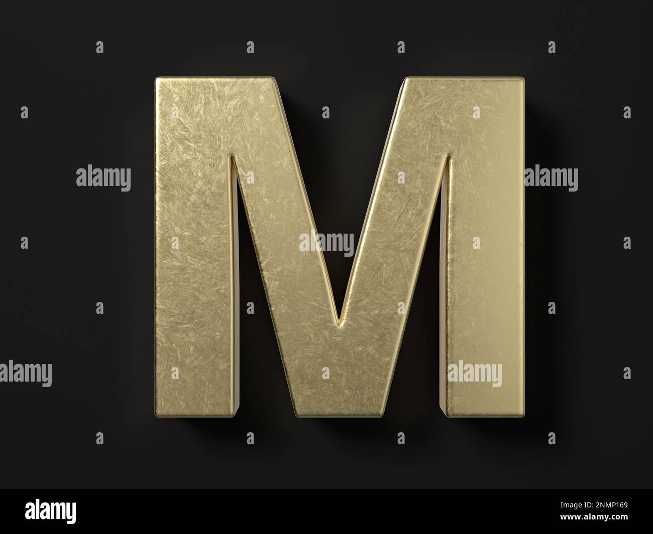 Gold letter m hi-res stock photography and images - Alamy
