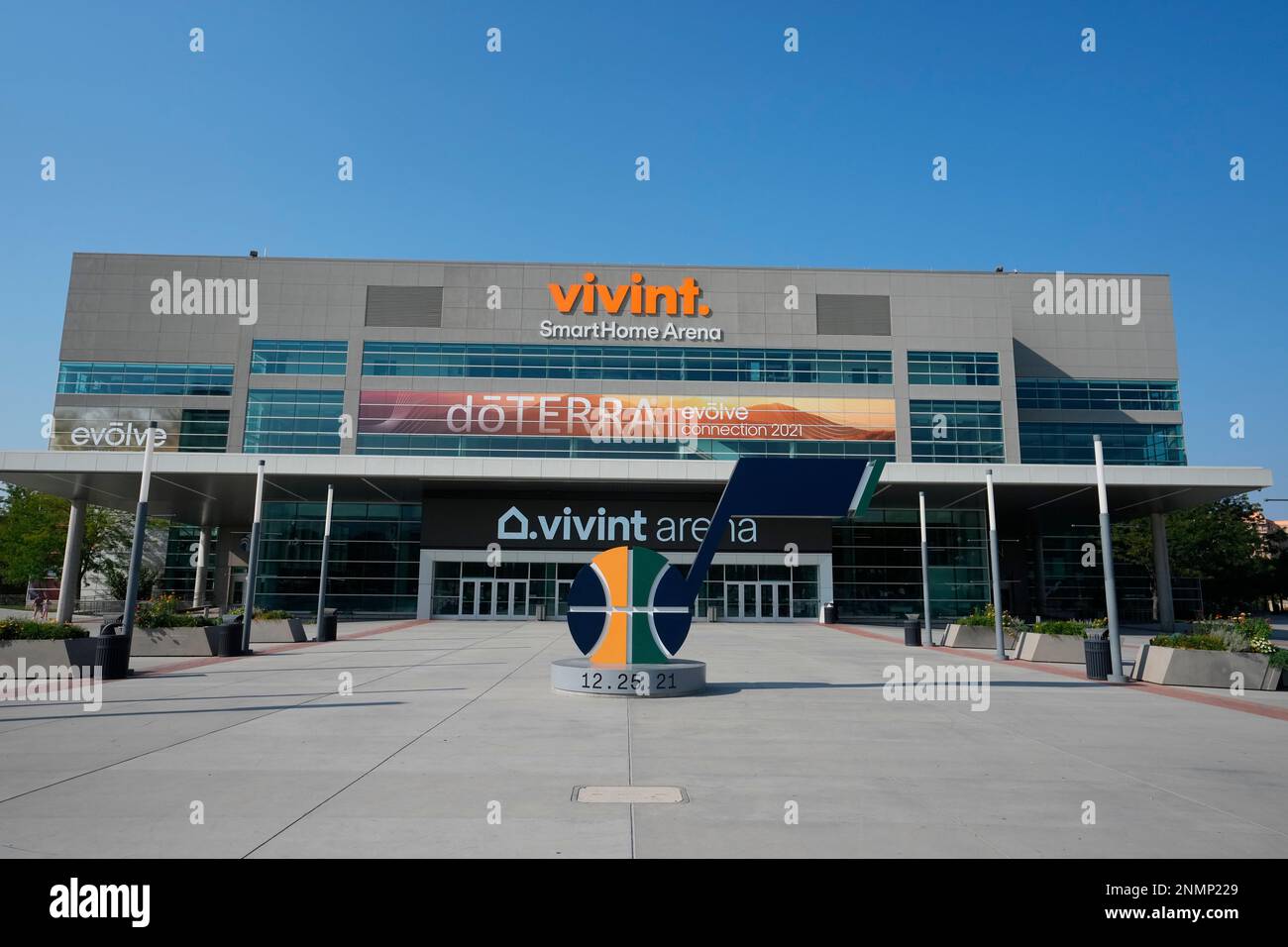 A general view of Vivint Smart Home Arena, Sunday, Sept. 5, 2021, in ...