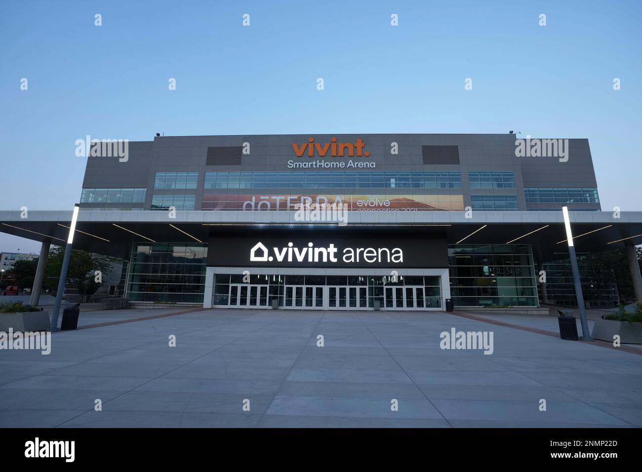 A general view of Vivint Smart Home Arena, Sunday, Sept. 5, 2021, in ...