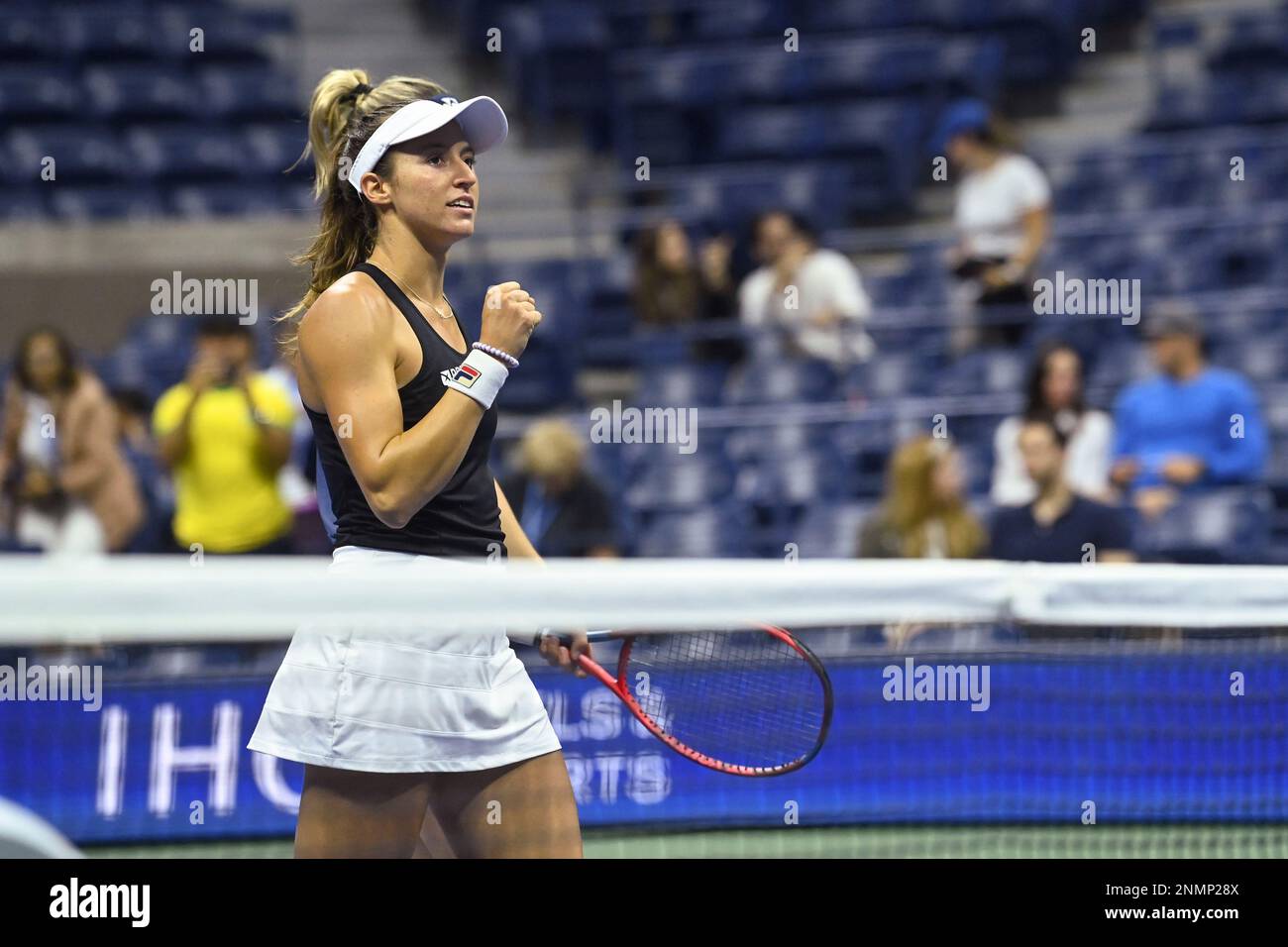 Gabriela Dabrowski and Luisa Stefani react after a Women's Doubles ...
