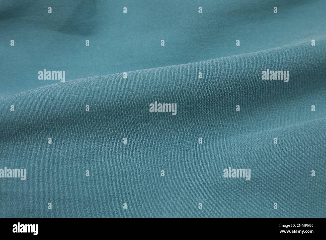 Turquoise fabric background. Turquoise cloth waves background texture ...