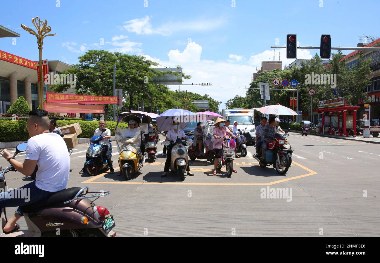 A photo shows Dongxing, Guangxi Zhuang autonomous region, which borders ...