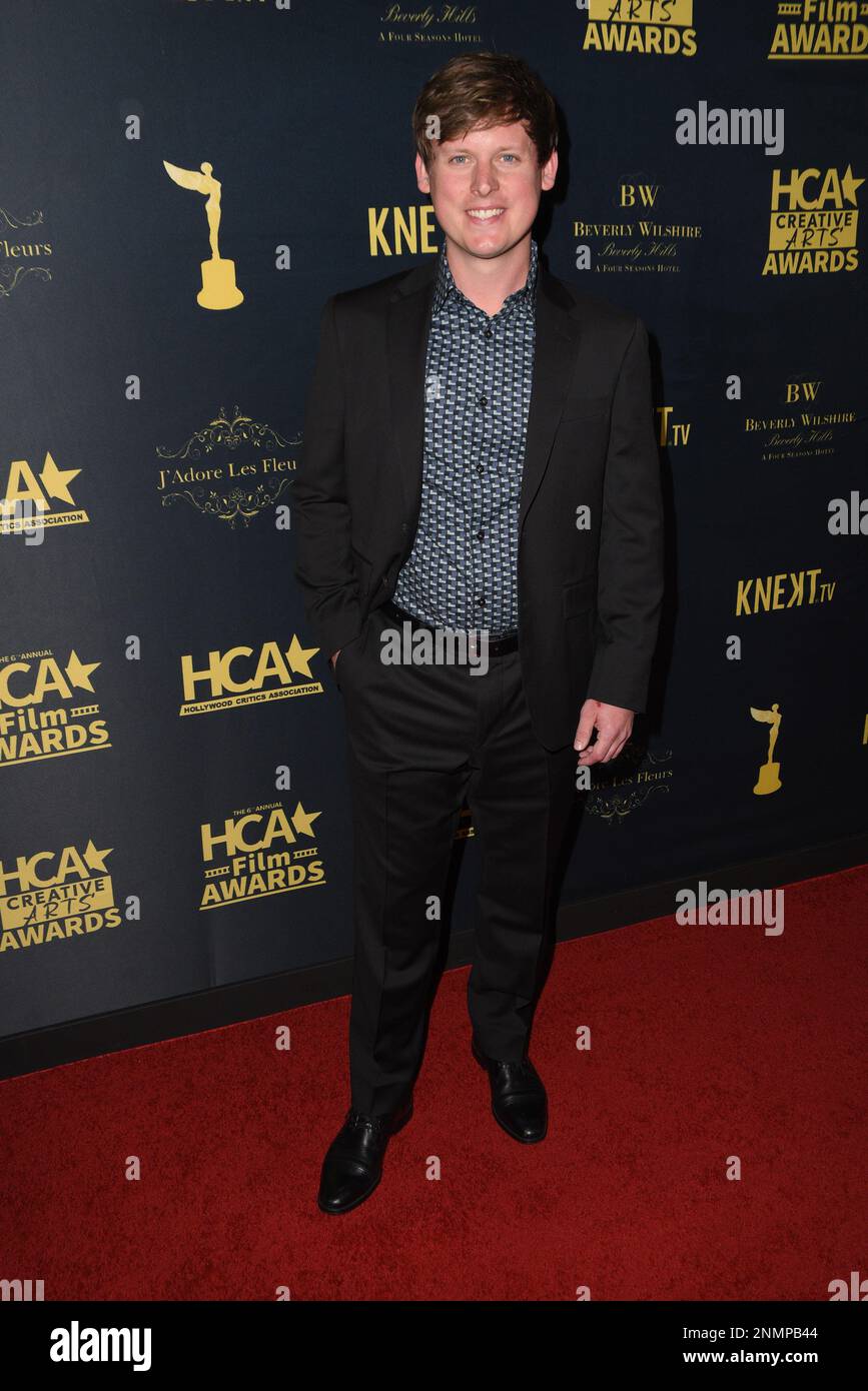Jake McLean attends the red carpet of the 2023 HCA Film Awards. Photo ...