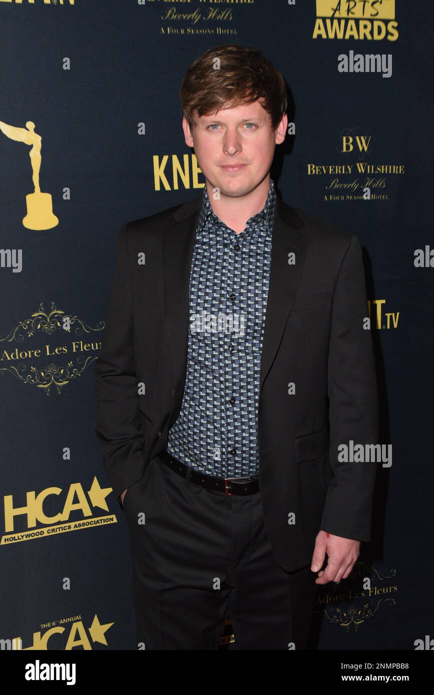 Jake McLean attends the red carpet of the 2023 HCA Film Awards. Photo ...