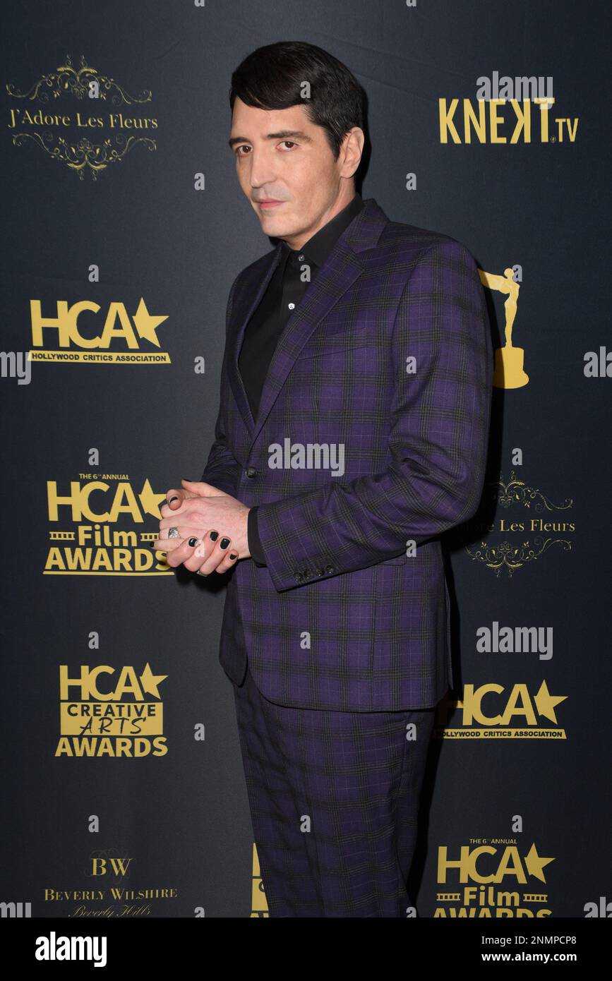 David Dastmalchian attends the red carpet of the 2023 HCA Film Awards ...