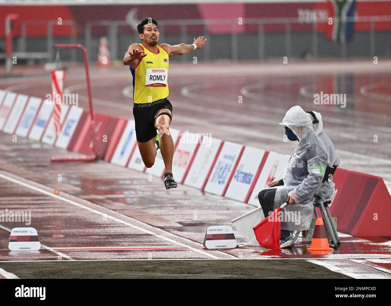 Malaisia'sROMLY Abdul Latif competes during the Men's Long Jump - T20 ...