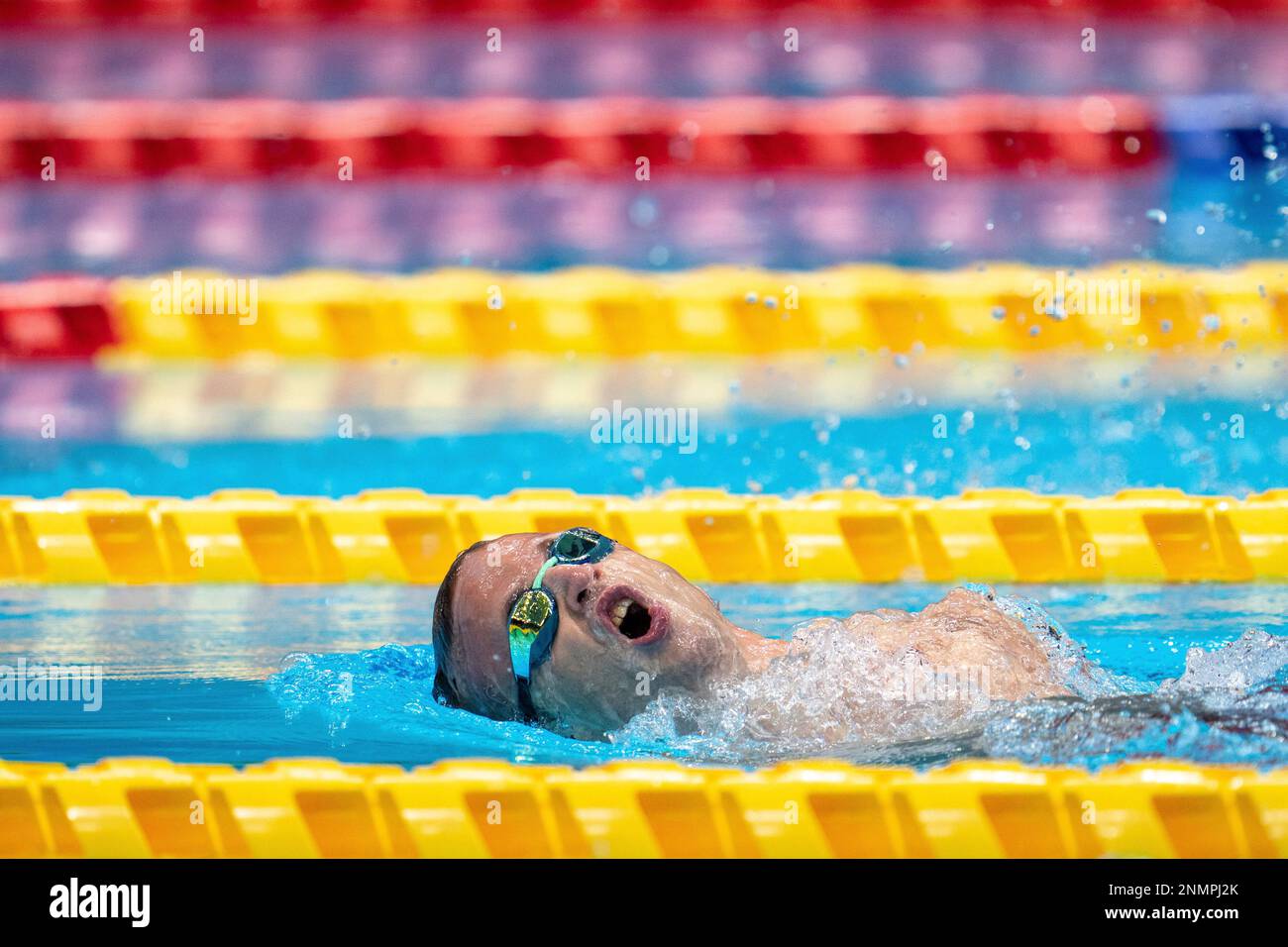 Arnost Petracek of the Czech Republic competes in the Men's 50m ...