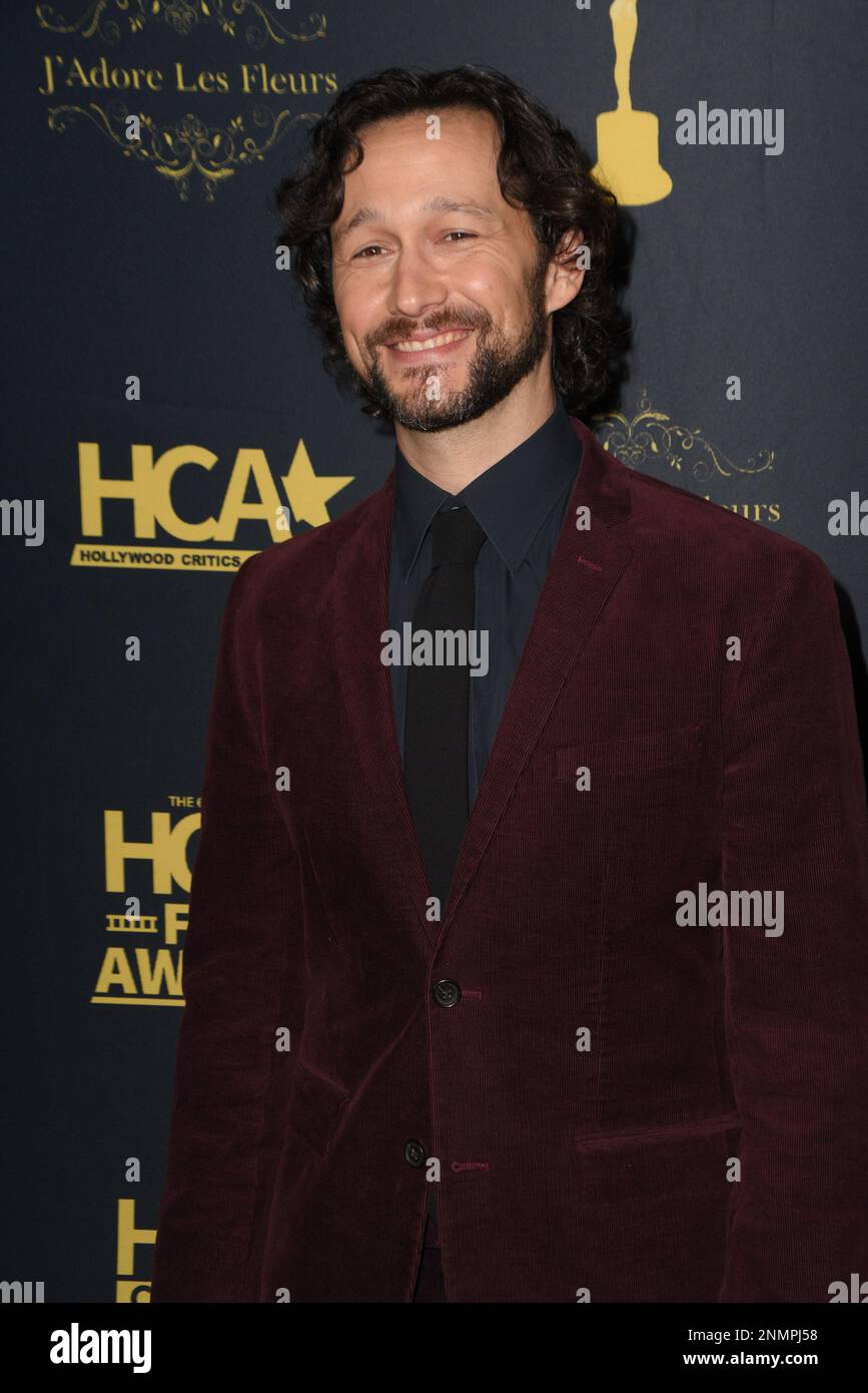 Joseph Gordon-Levitt attends the red carpet of the 2023 HCA Film Awards ...