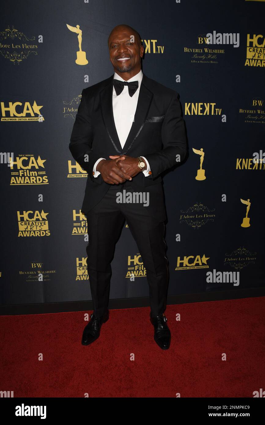 Terry Crews attends the red carpet of the 2023 HCA Film Awards. Photo ...