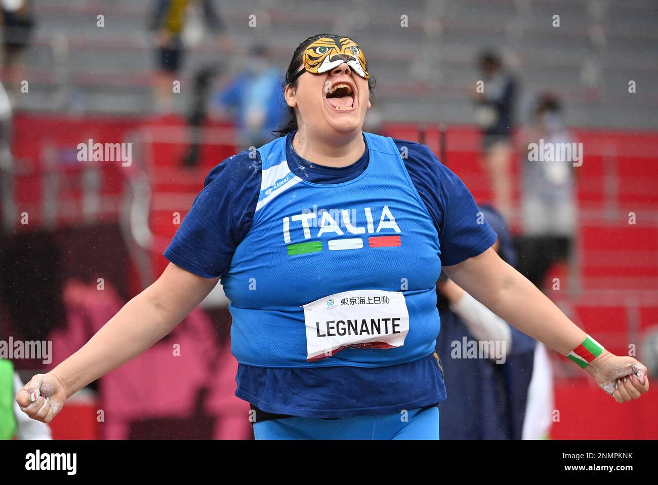 LEGNANTE Assunta of Italy competes Athletics women's Shot Put - F12 of ...
