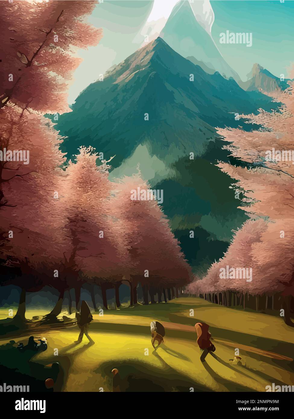 Experience hiking Stock Vector Images - Alamy