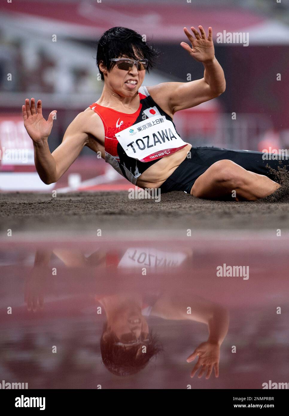 Tomomi Tozawa of Japan competes in the Women's Long Jump - T42 ...