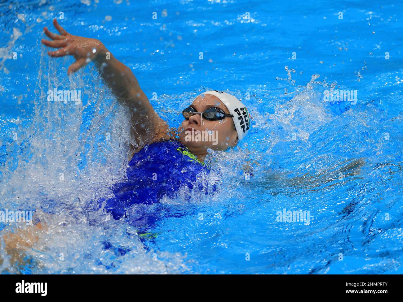 Hungary's PAP Bianka competes in the Women's 100m Backstroke - S10 ...