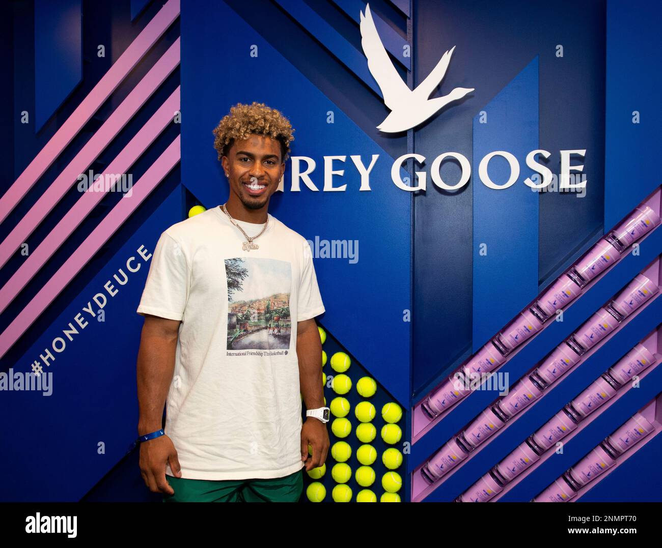 Francisco Lindor in a suite at the 2021 US Open, Monday, Aug. 30, 2021 ...