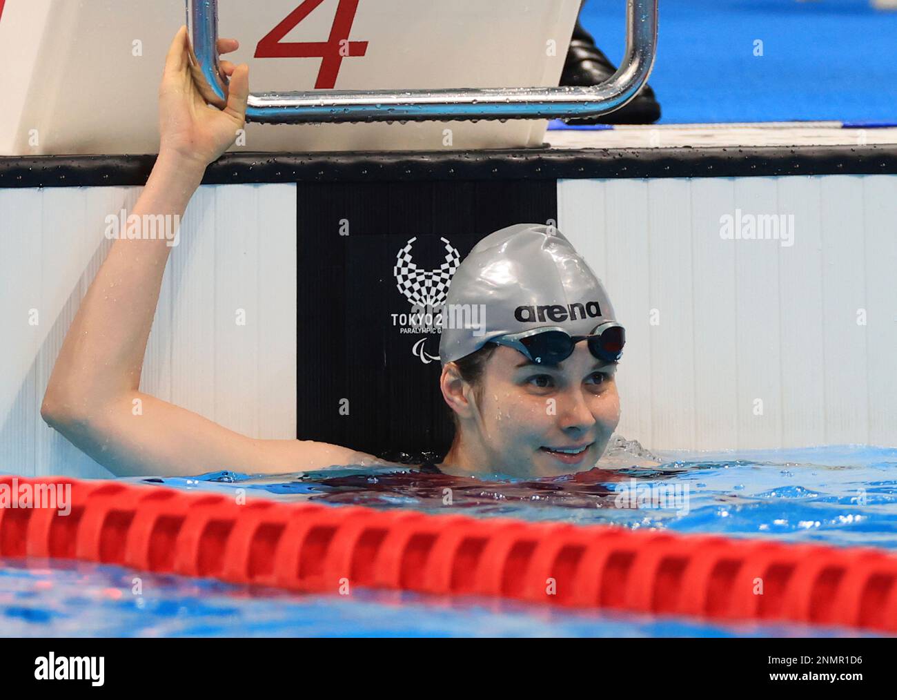 Russian Paralympic Committee, RPC's PAVLOVA Mariia reacts after winning ...